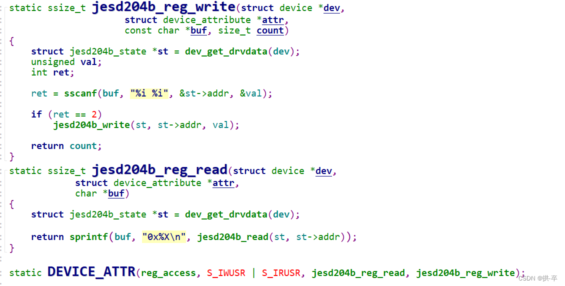 linux驱动 --static DEVICE_ATTR()函数-CSDN博客