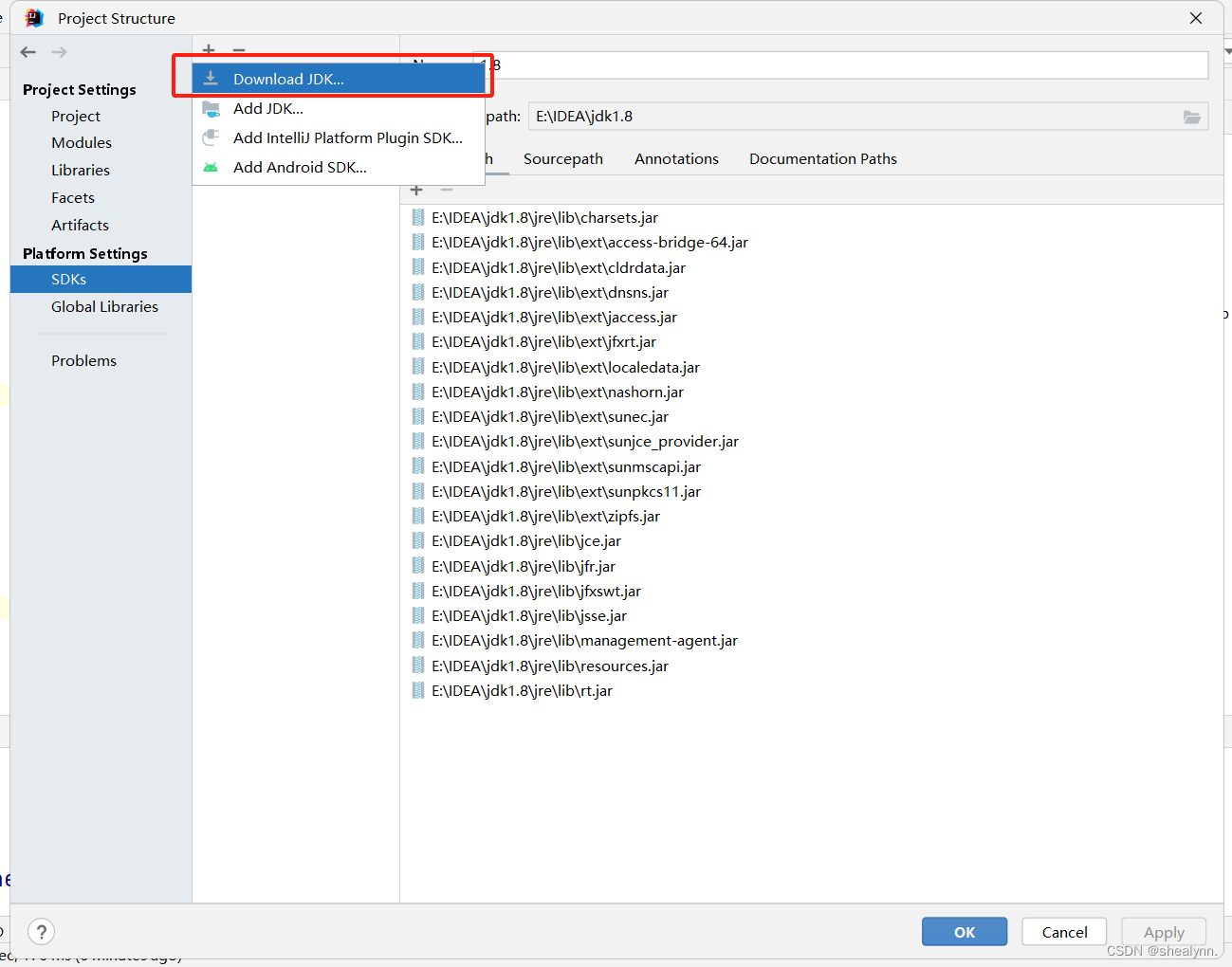 IDEA更改JDK版本为1.8_idea怎么改jdk1.8-CSDN博客