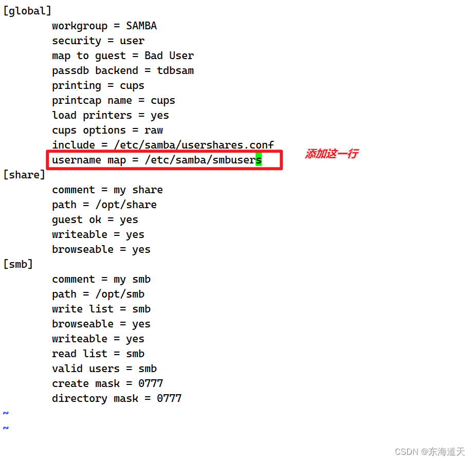 Samba共享配置_配置匿名samba服务器。-CSDN博客