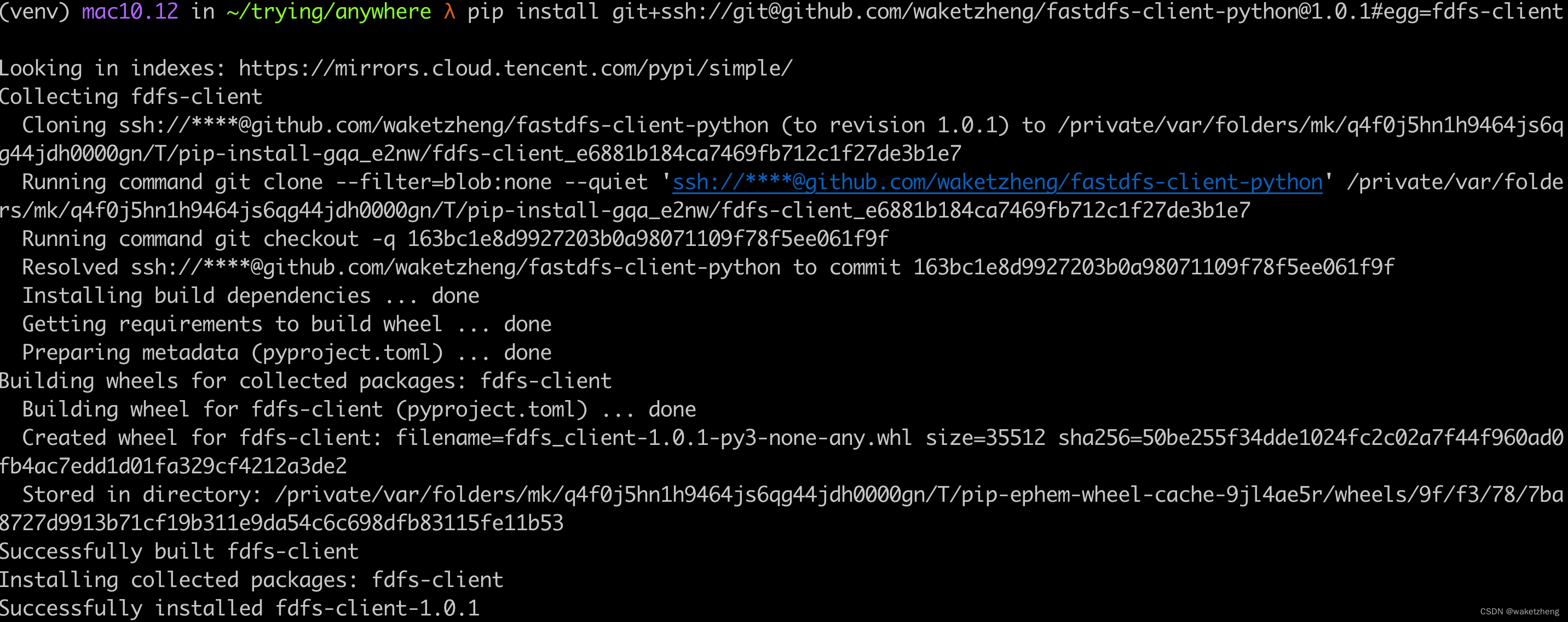 fdfs_client.exceptions.ResponseError: Tracker response length is invaild, expect: 40, actual: 70 ...