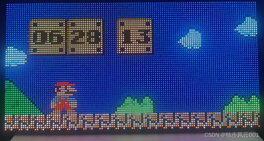 Arduino Esp32 Matrix LED屏 复现超级玛丽时钟_esp32-hub75-matrixpanel-i2s-dma-CSDN博客