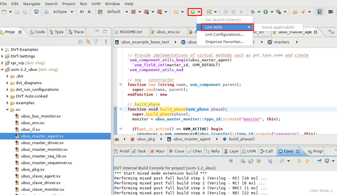 DVT学习与使用_sv开发环境dvt-CSDN博客