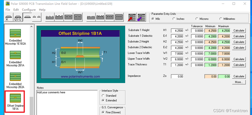 SI9000阻抗计算-CSDN博客