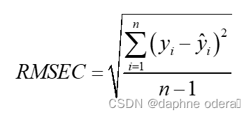 【机器学习】回归算法评估指标全总结(2023最新整理)关键词：MAE、MSE、RMSE、RMSEC、RMSEP、Rc、Rp、R2、RPD(随时补充 源码示例 简单实现)-CSDN博客