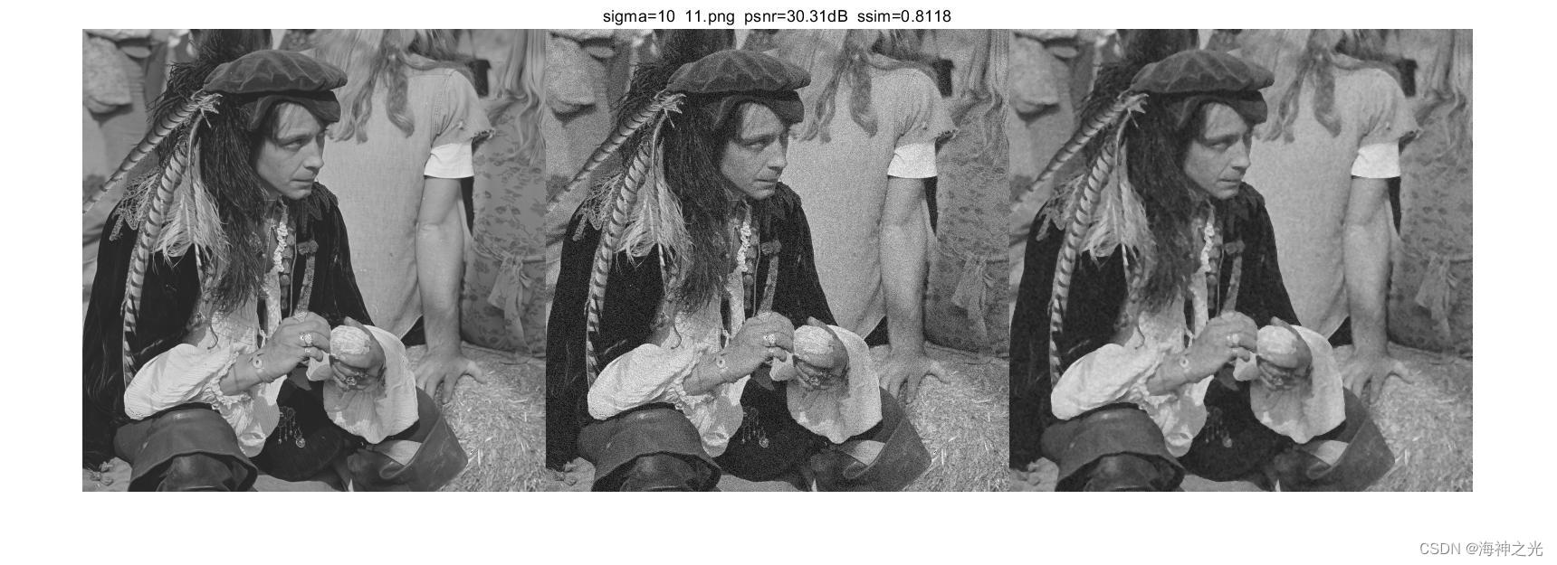 【图像去噪】基于matlab中值滤波图像去噪（含SIGMA、PNSR、SSIM）【含Matlab源码 3712期】_psnr和ssim的matlab代码并画图-CSDN博客