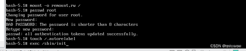 Linux 重置root密码和设置GRUB密码（Redhat 9）_linux 00-header-CSDN博客
