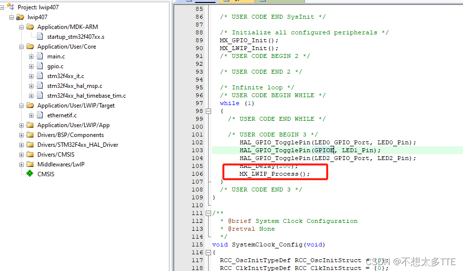 LWIP-STM32F407裸机+FreeRtos配置_freertos+lwip-CSDN博客