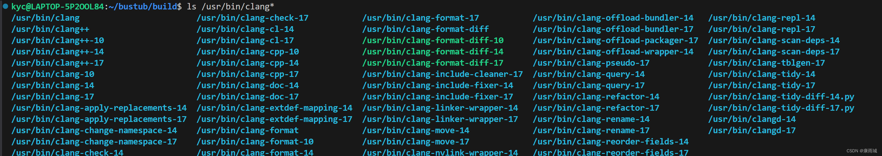 We recommend that you use clang-14 for developing BusTub.You‘re using GNU 11.2.0, which is not ...