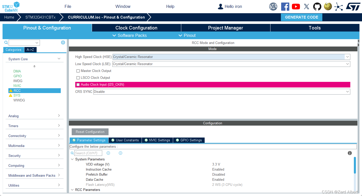 【STM32】HAL库 STM32G4教程---RTC时钟_stm32g4rtc-CSDN博客