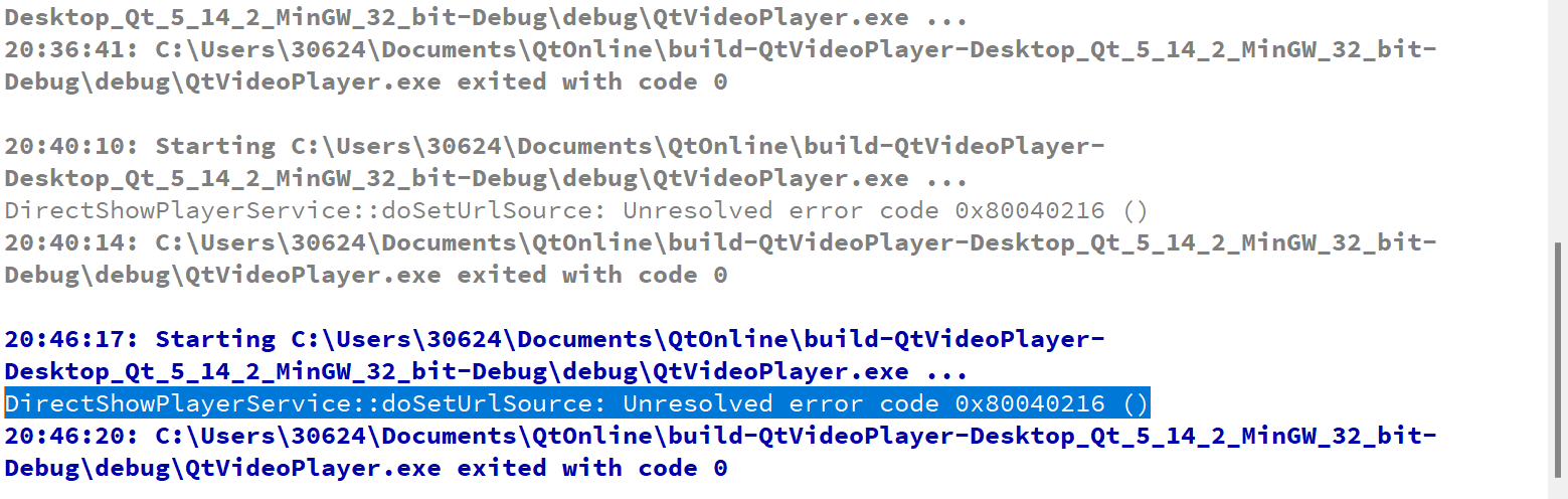 DirectShowPlayerService::doSetUrlSource: Unresolved error code 0x80040216 ():windows上缺少视频解码器-CSDN博客