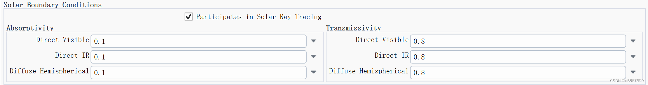 【Fluent】太阳辐射模型—Solar Ray Tracing_fluent太阳辐射-CSDN博客
