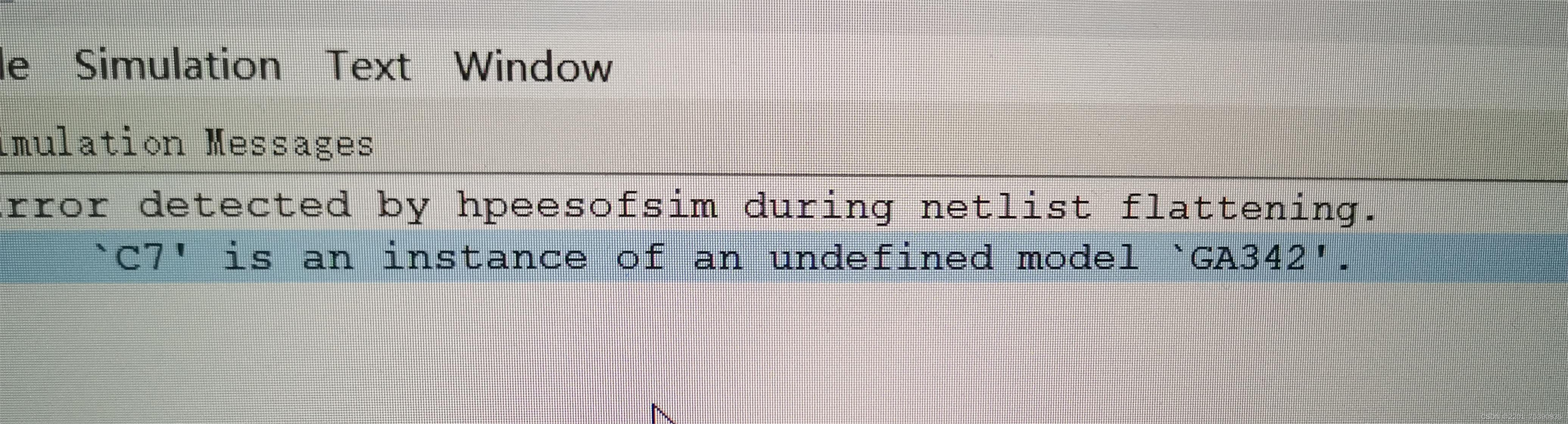 ads电路图优化错误提醒_error detected by hpeesofsim during nominal optimi-CSDN博客
