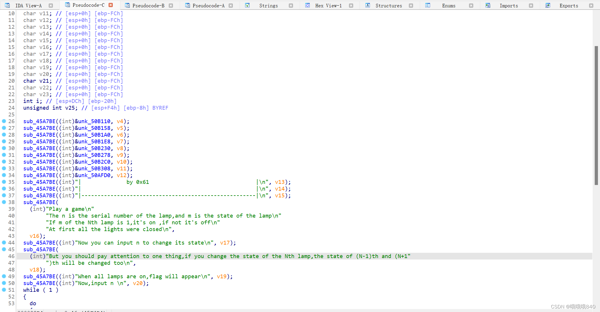 bugku reverse方向游戏通关多解法-CSDN博客