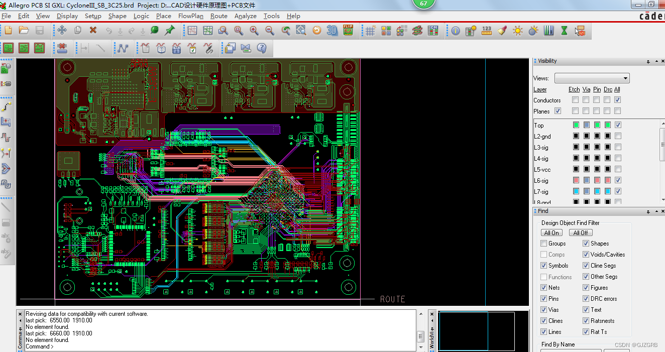 基于cyclone3系列 EP3C25+SDRAM+SSRAM FPGA开发板CADENCE ORCAD设计硬件(原理图+PCB)文件_cadence cyclone-CSDN博客