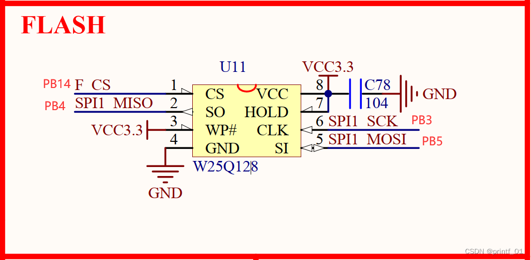 HAL库STM32常用外设教程（八）—— SPI （读写W25Q128）_hal spi-CSDN博客