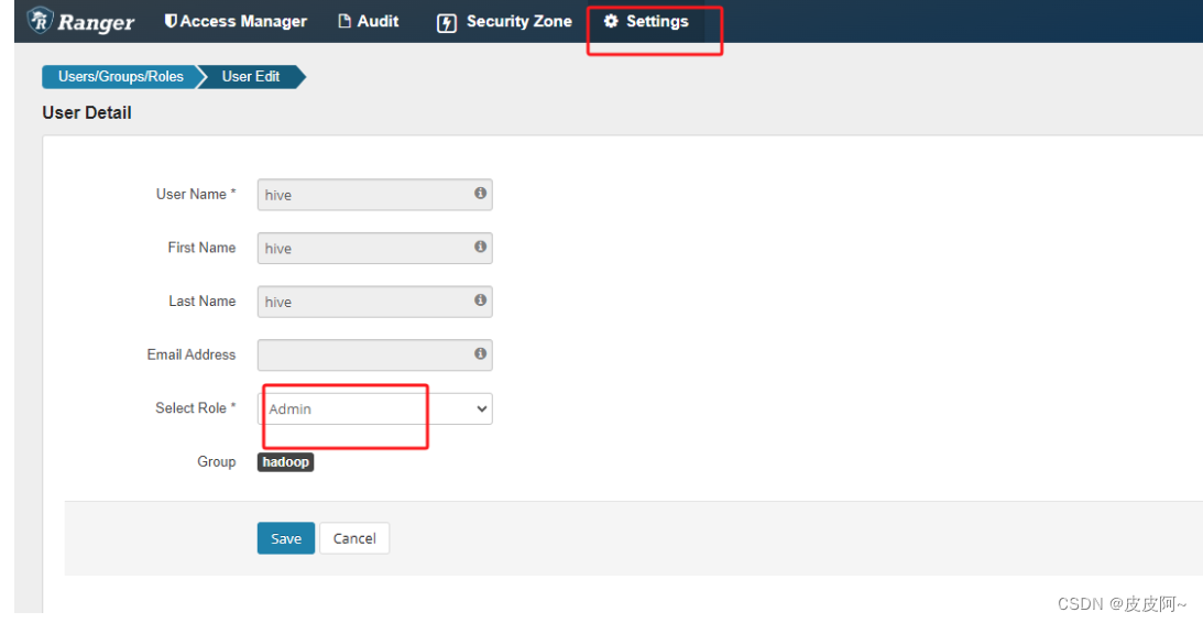 Ranger配置hive 插件报错解决permission Denied User Rangerlookup Access Read Execute Inode “ ” Error
