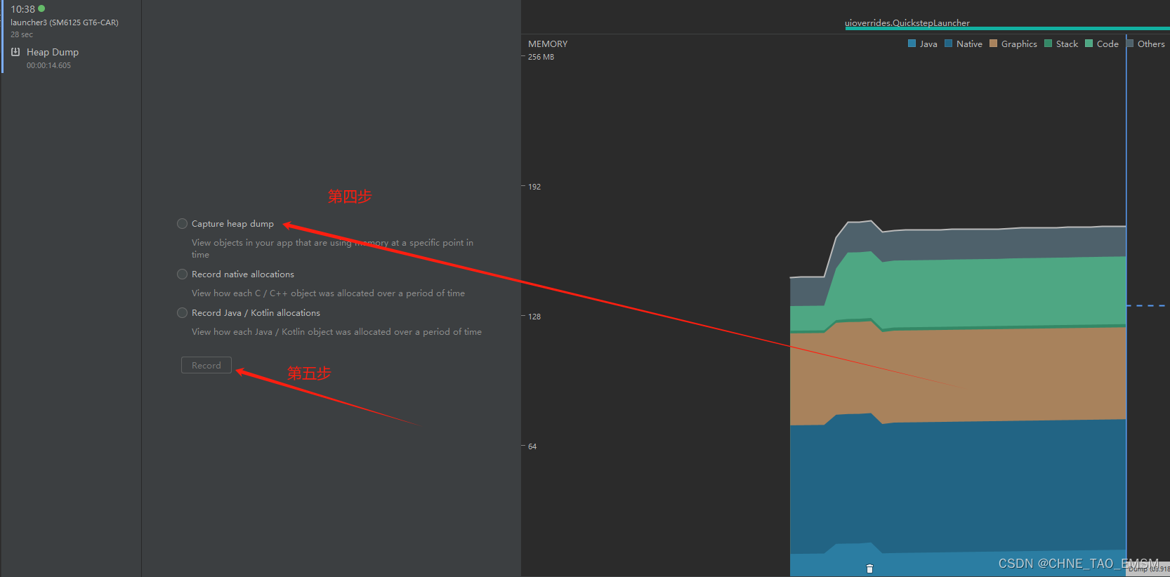 Android Studio自带Profiler工具内存泄露分析步骤_android profiler 内存泄露怎么定位-CSDN博客