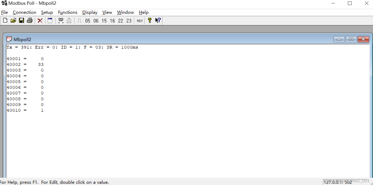 用iotclient模拟modbustcp从站用modbus Poll软件进行模拟测试的方法及软件下载modbus Tcp模拟软件 Csdn博客