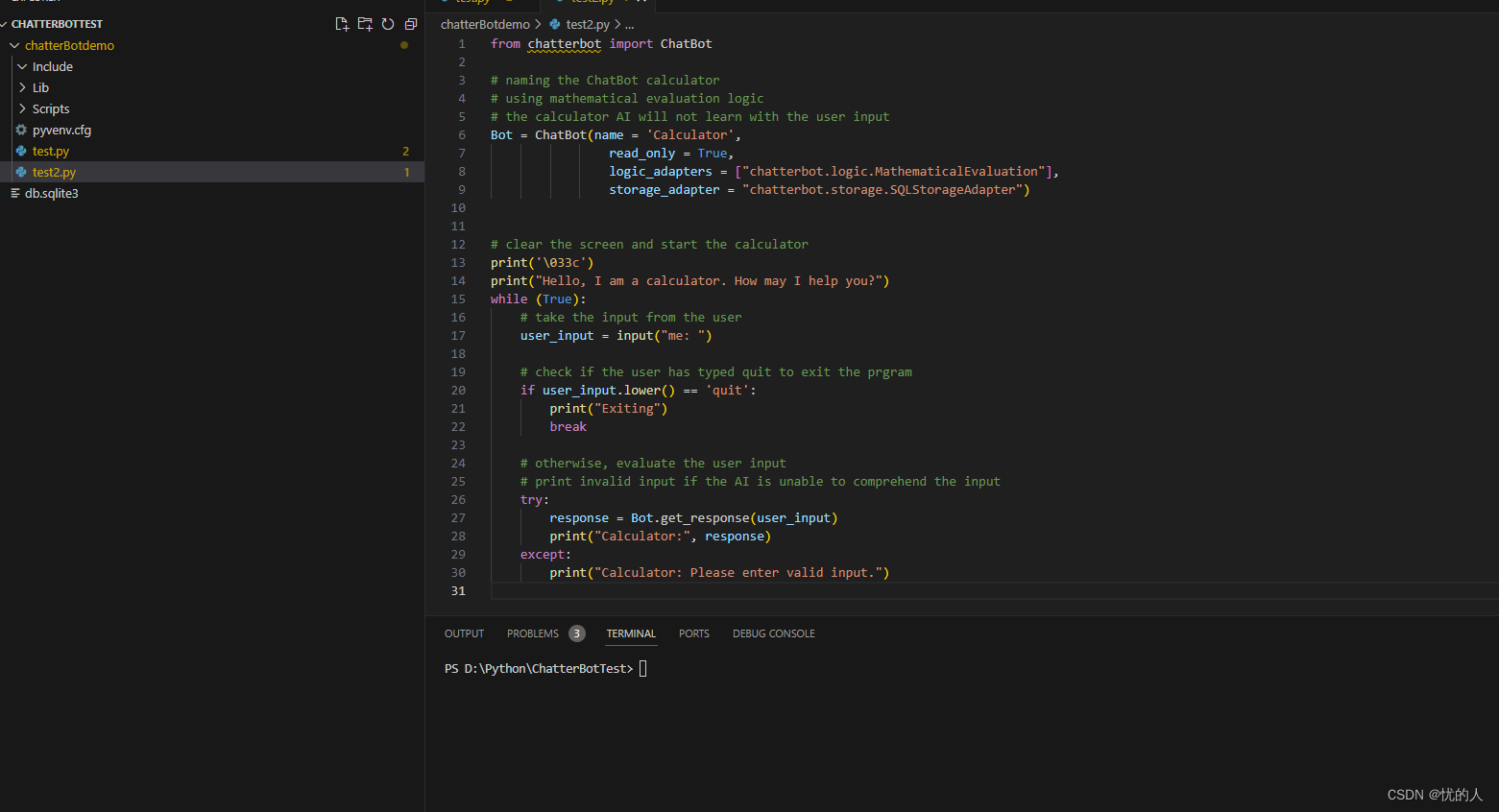 记录python安装chatterbot步骤和遇到的问题解决_python装chatterbot1.0.4库-CSDN博客
