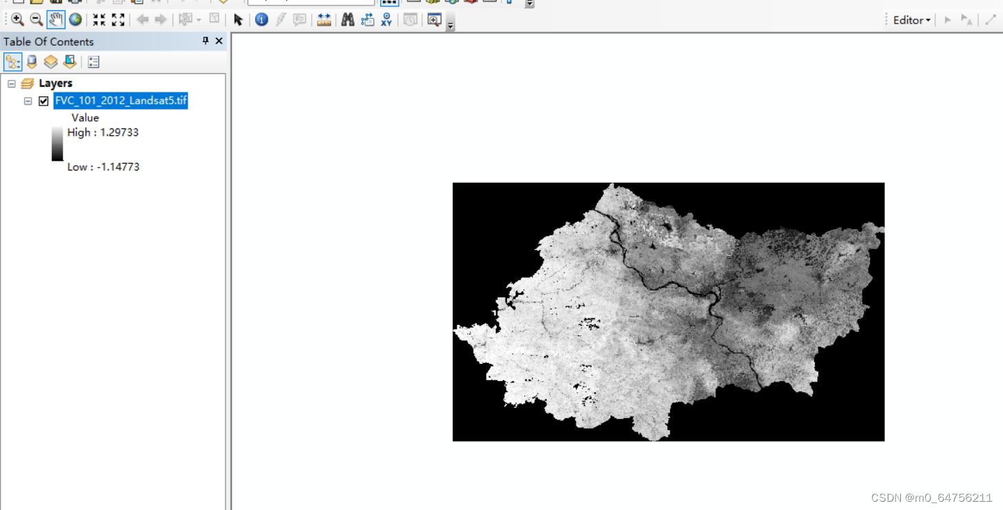 ArcMap中背景值设为0的方法_arcmap tiff 背景灰色的值120设成空值-CSDN博客