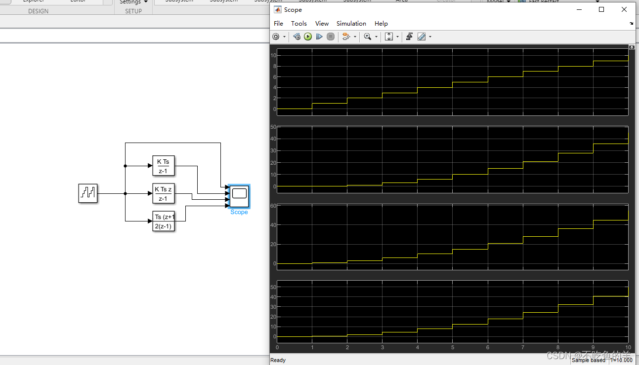 Simulink模块使用_interpret vector parameters as 1-d-CSDN博客