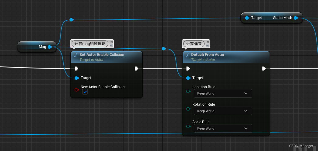 UE5怎么做枪械换弹夹(带丢弃弹夹飞出)制作笔记_ue5weapon socket-CSDN博客