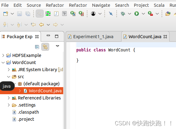 MapReduce编程实践(Hadoop3.2.2）_在linux系统本地创建两个文件,即文件wordfile1.txt和wordfile2.txt 文件-CSDN博客