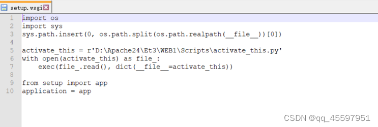 Windows下同一个Apache部署多个Flask项目教程_apache24 部署多个flask项目-CSDN博客