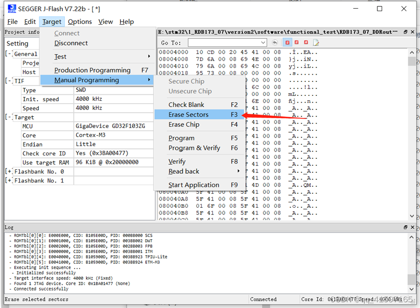MCU通过Jflash烧录MCU程序_怎么通过jflash烧完程序能运行-CSDN博客