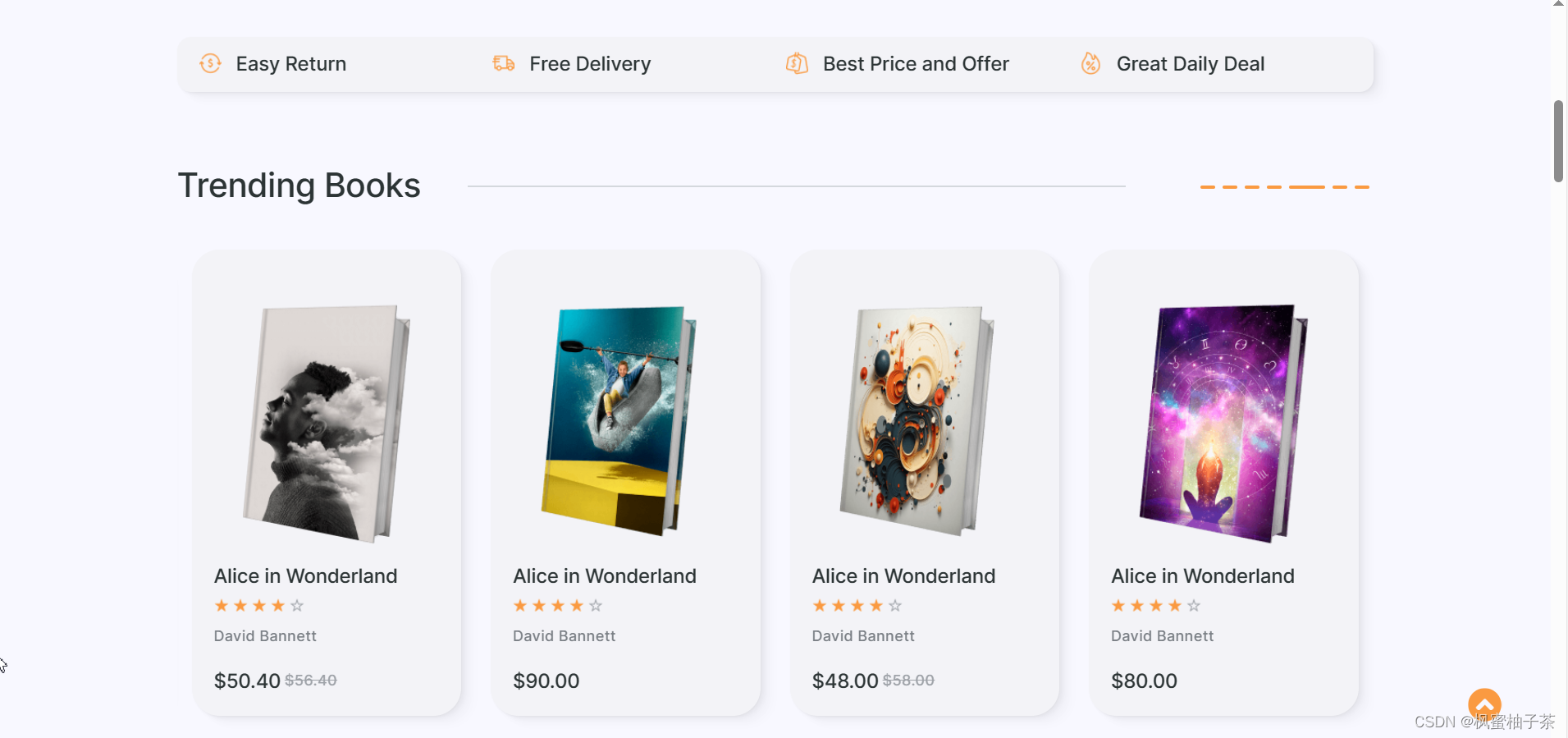 【前端素材】推荐优质在线图书购物电商网页Bookstore平台模板（附源码）_bookstore样式网站-CSDN博客