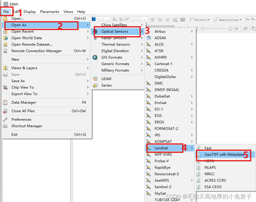 ENVI基于Landsat影像提取水体流程_envi ndwi 水提取-CSDN博客