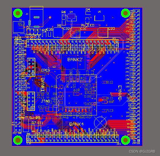 基于FPGA EP2C8Q208 CYCLONE2最小系统核心板硬件(原理图+PCB)工程文件.，AD09设计的硬件工程文件-CSDN博客