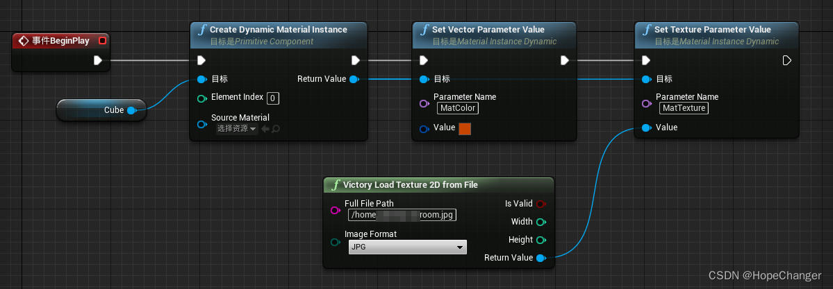 Ue4动态修改物体材质 Ue编码改变材质 Csdn博客