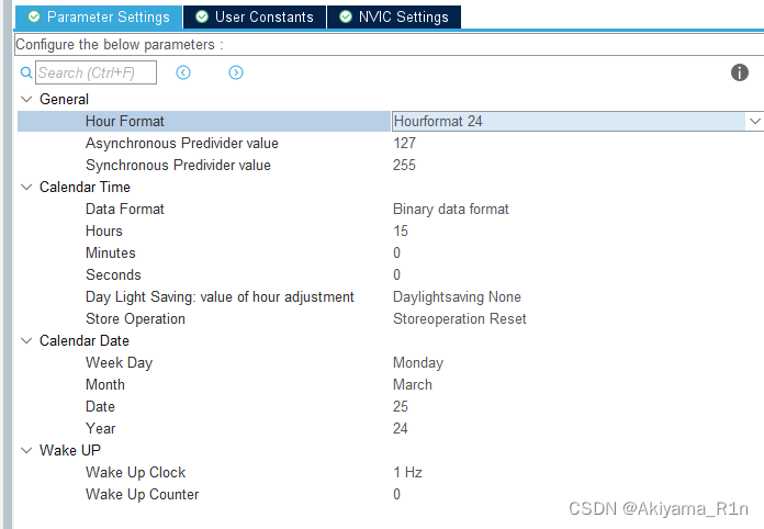 STM32 HAL库 RTC实时时钟打印时间日期 掉电不清零 CubeMX_stm32 hal rtc断电清零-CSDN博客