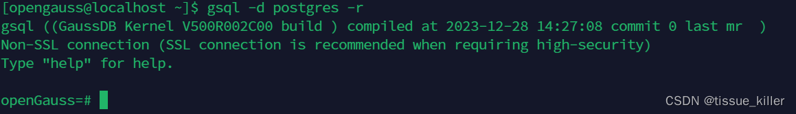 基于openEuler安装配置opengauss并进行navicat连接_navicat连接opengauss-CSDN博客