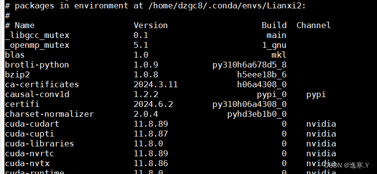在Linux系统内使用conda安装Mamba与causal-conv1d_linux 安装 causal-conv1d-CSDN博客