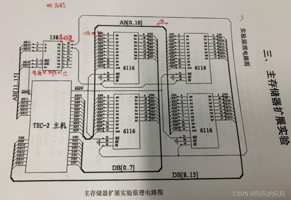 计算机组成原理——实验2：TEC-2机存储器部件实验-CSDN博客