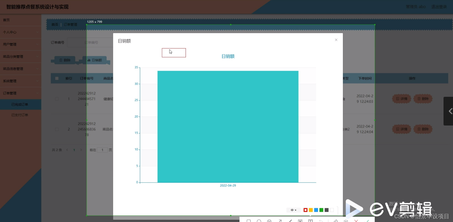 【附源码】计算机毕业设计智能推荐点餐系统设计与实现(javaspringbootmysqlmybatis论文)实时点菜系统可以进行智能菜品推荐包括论文跟系统代码 Csdn博客