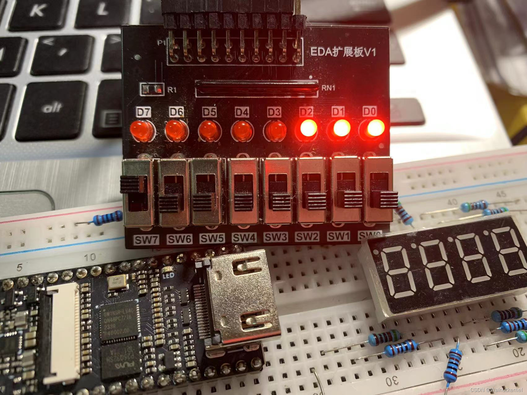 Altera EPM570 CPLD 学习（三） Quartus原理图设计法_epm570原理图-CSDN博客