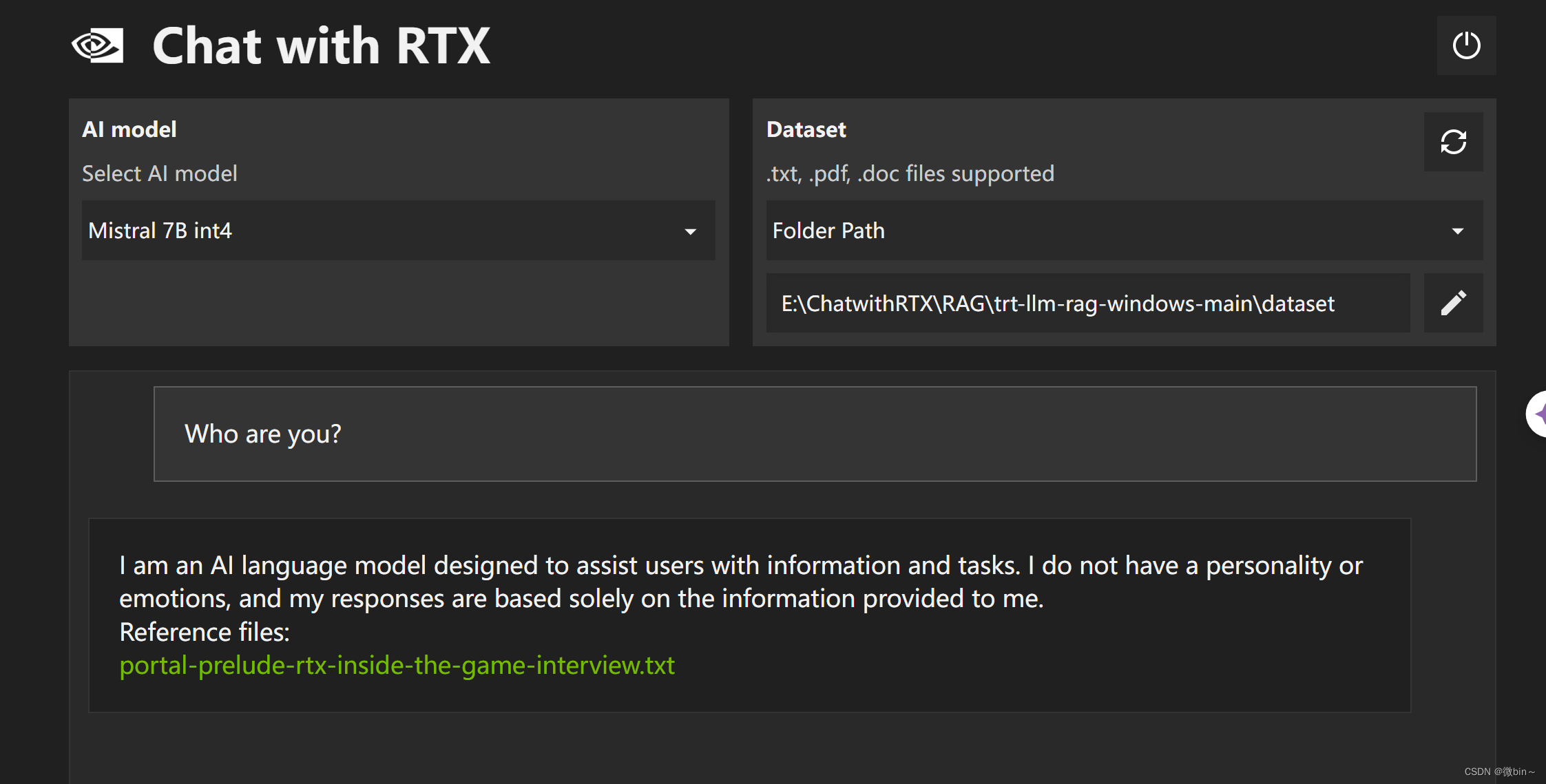 NVIDIA Chat with RTX 安装使用，报错问题解决办法_chat with rtx 安装失败-CSDN博客