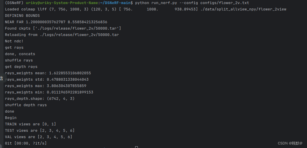 DSNeRF复现流程-CSDN博客