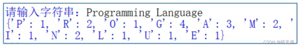 Python输入一个英文句子,以字典的方式统计其中每个字母出现的次数,大小写字母相同处理。输入一串英文字符统计每个字母出现的次数用字典形式输出 Csdn博客 4181