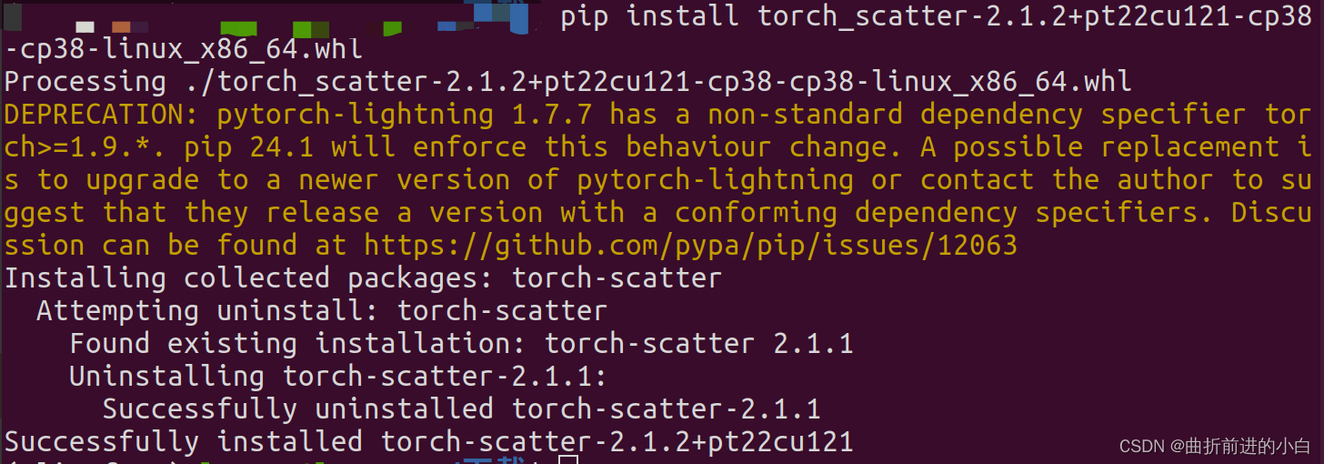 pip install torch-scatter安装报错_pip install torch-scatter 报错-CSDN博客