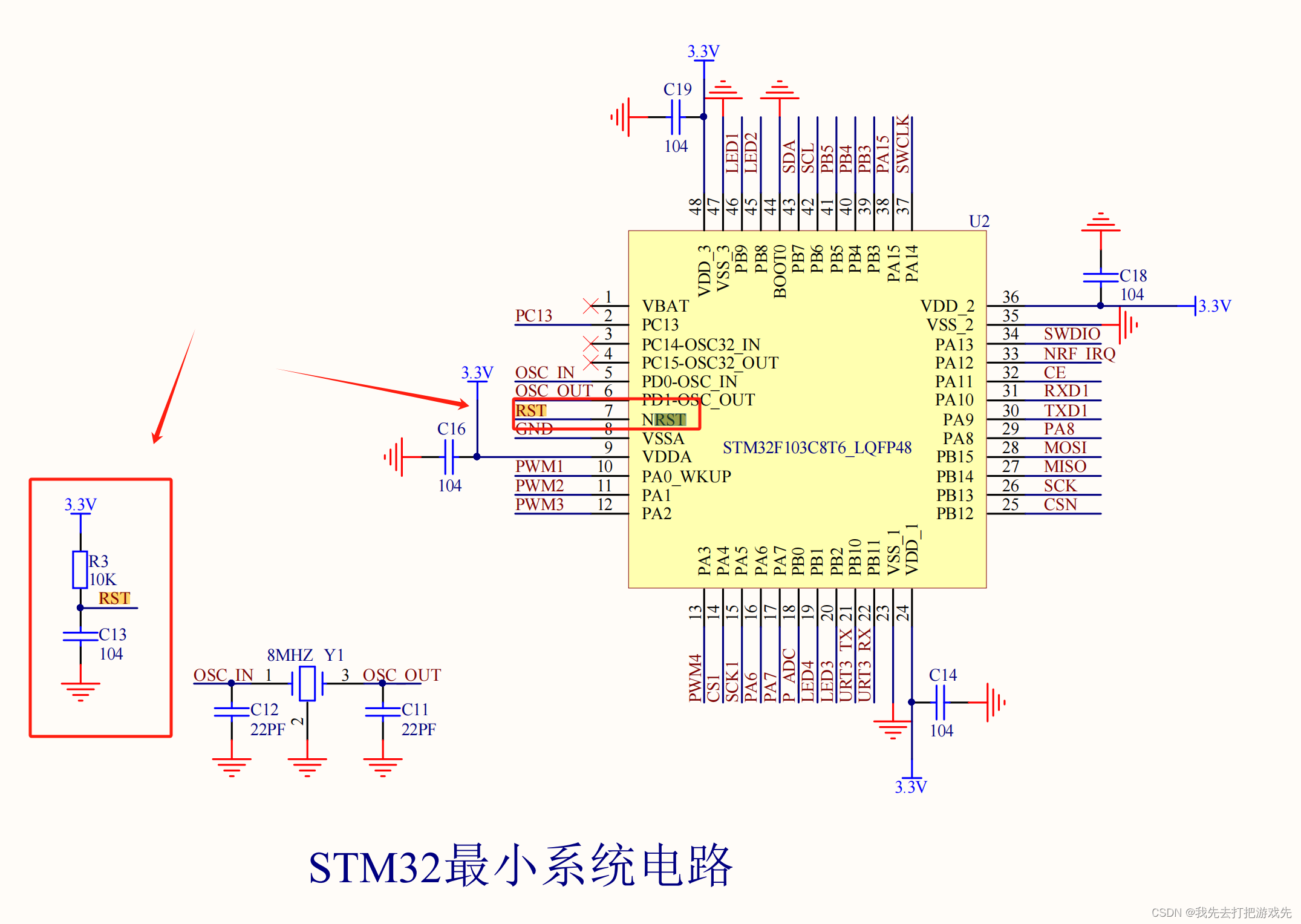STM32复位电路（上电复位）-CSDN博客