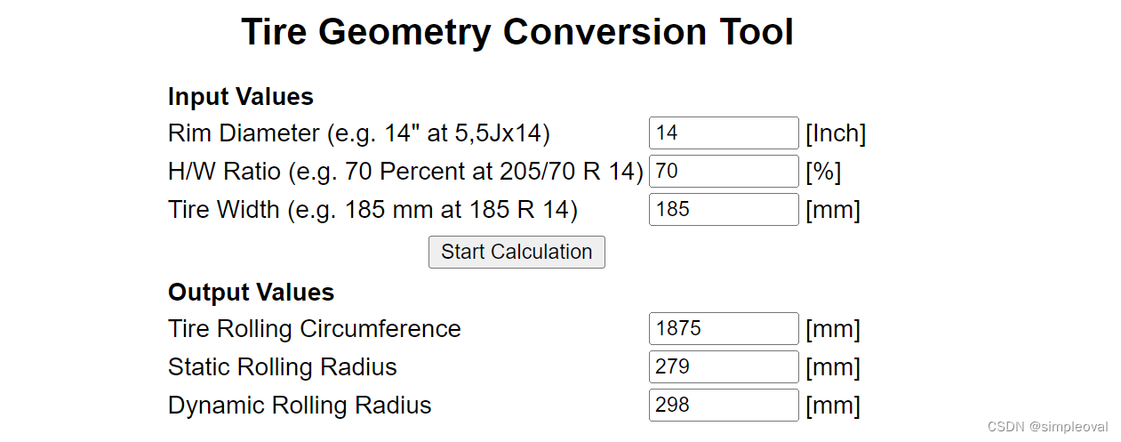 240309_004_轮胎动半径快速计算_附上公式解释和HTML工具_tire geometry cinversion tool-CSDN博客