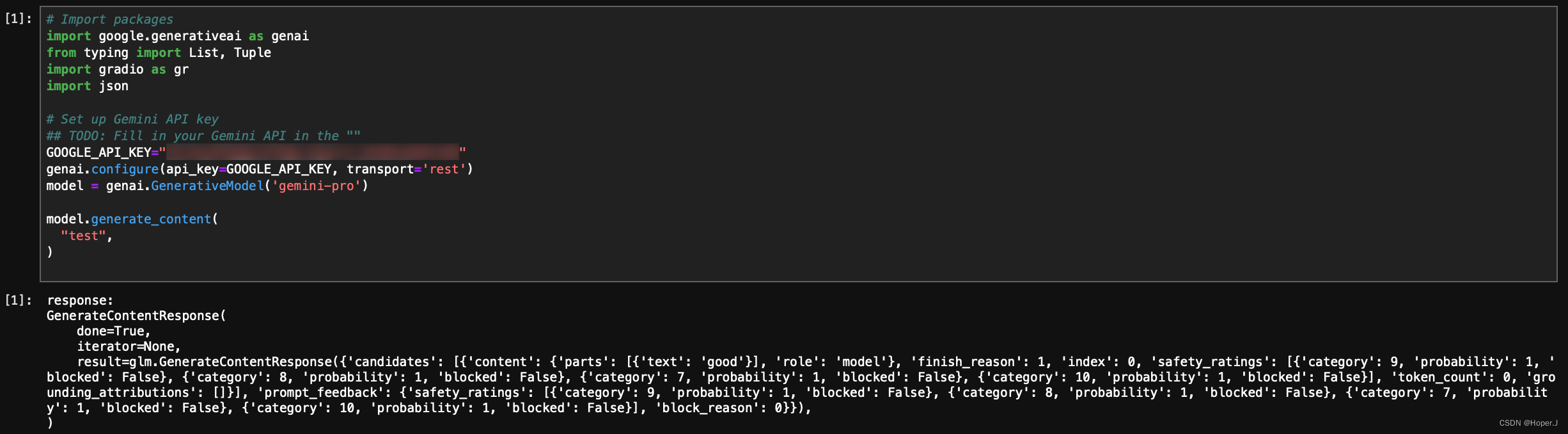 【Gemini API】RetryError: Timeout of 60.0s exceeded, last exception: 503 failed to connect to all ...