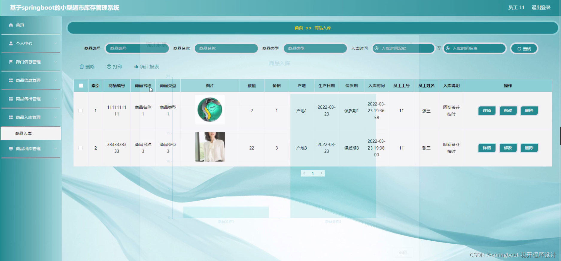 Springboot Java Php Node Python基于springboot的小型超市库存管理系统【计算机毕设】 Csdn博客