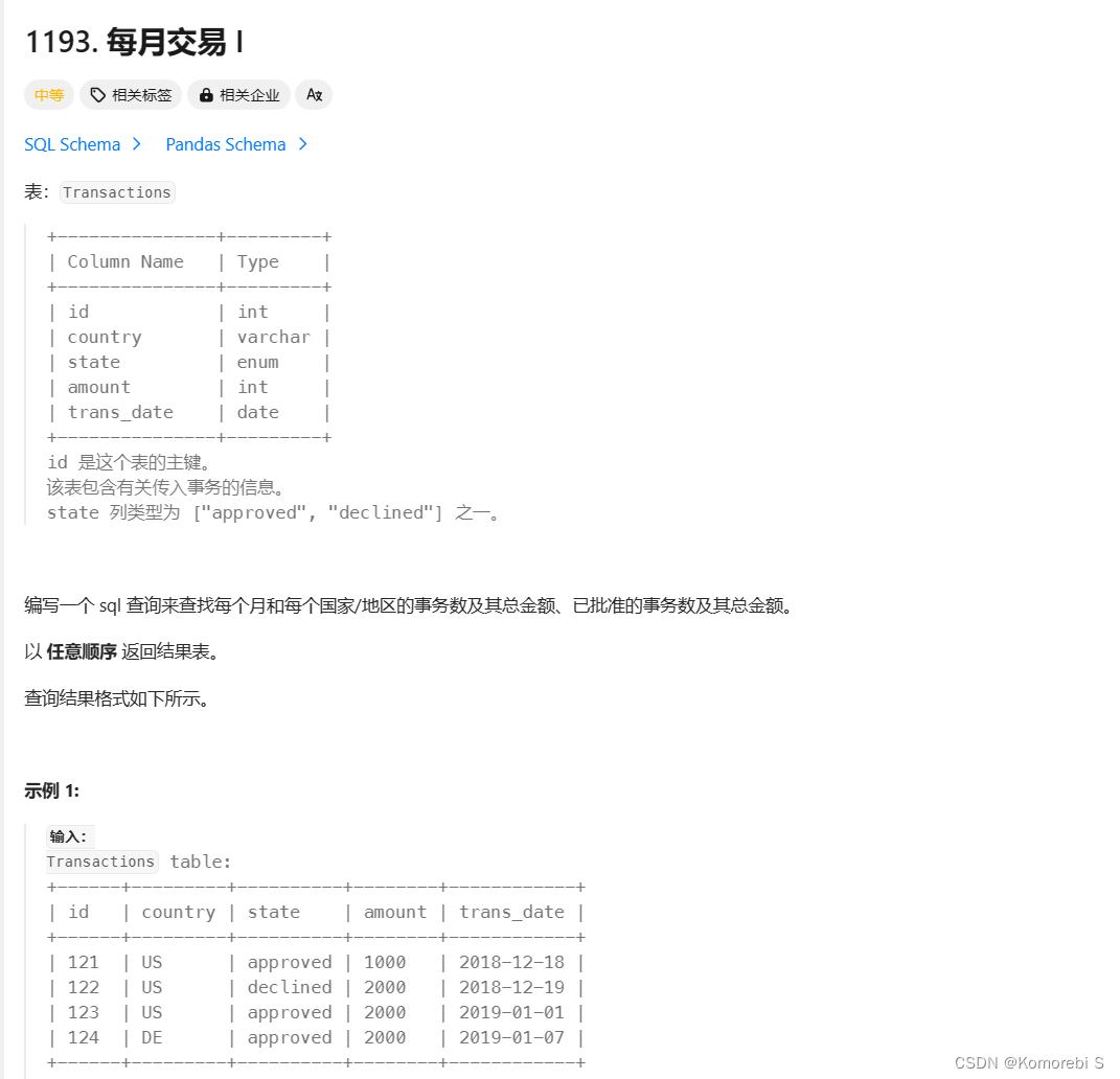 高频sql 50题之聚合函数 Csdn博客