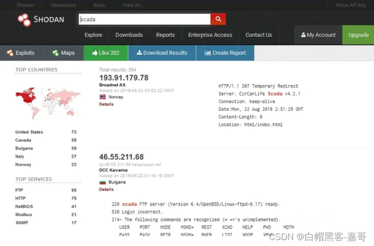 Shodan搜索引擎（入门教程）-CSDN博客