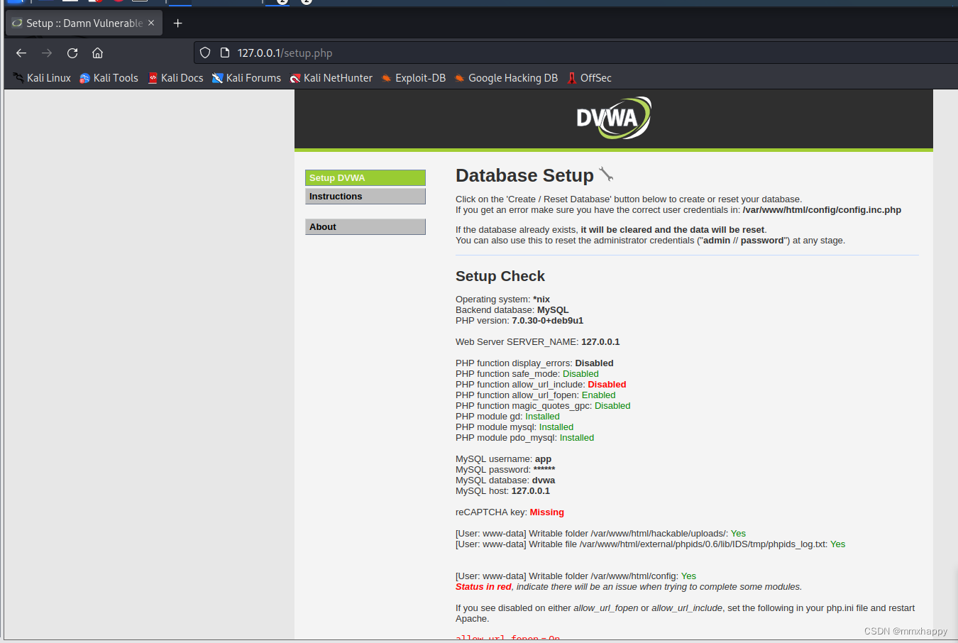 【学习笔记】kaliLinux下docker的安装与dvwa靶场搭建,sqli-labs靶场_docker dvwa-CSDN博客